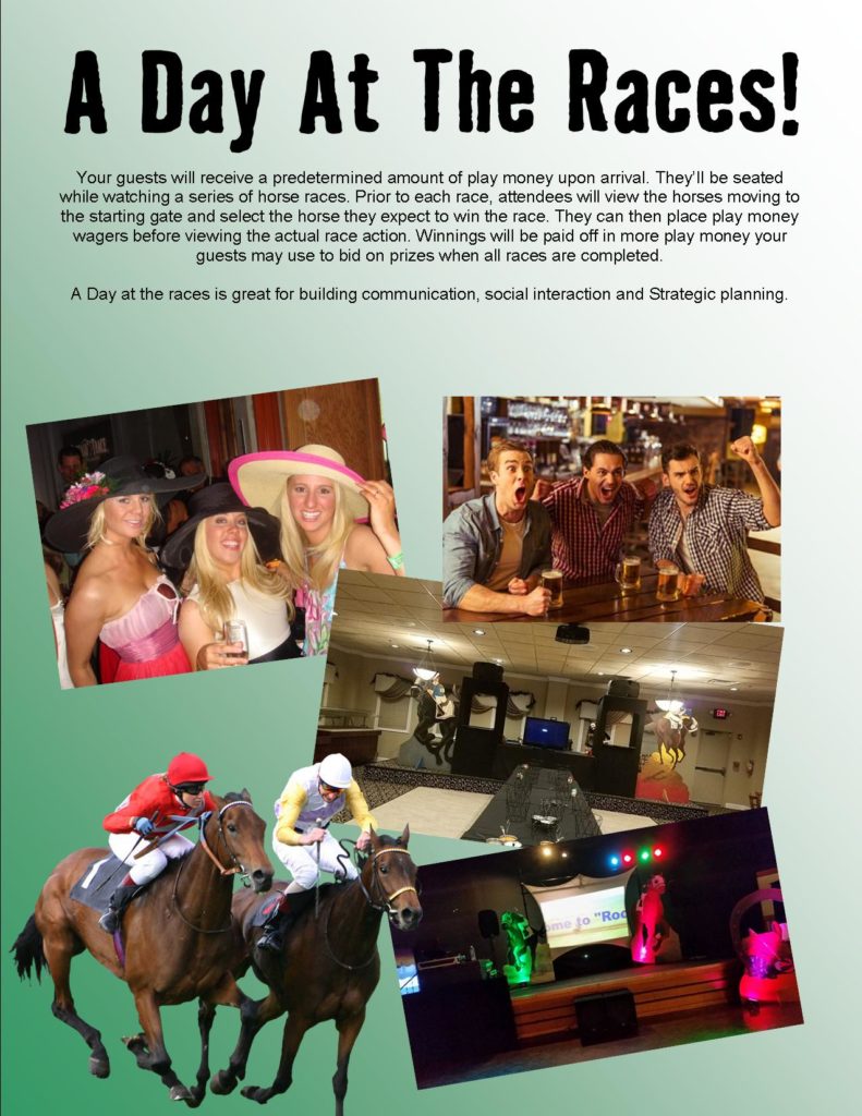 Day At The Races Corporate Team Builder | Clowning Around & Celebration ...