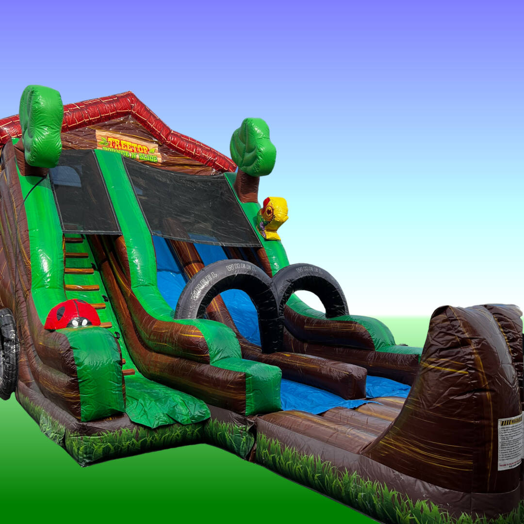 Treetop Bounce and Slide - Clowning Around & Celebration Authority